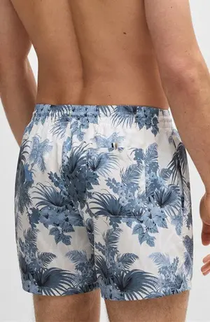 BOSS Piranha Swim Trunks - Open Blue