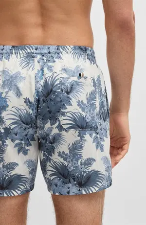 BOSS Piranha Swim Trunks - Open Blue