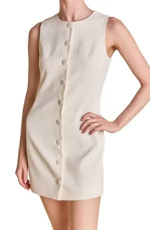 Endless Rose Button Front Minidress
