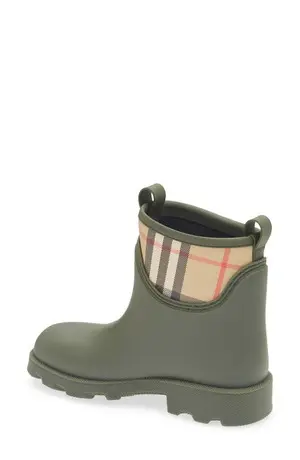 Burberry Marsh Stamp Short Rain Boot - Loch