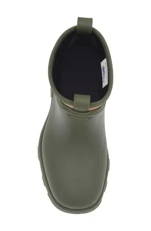 Burberry Marsh Stamp Short Rain Boot - Loch