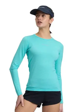 COZY ZERO 100% Merino Lightweight Long Sleeve Crew - Turqoise