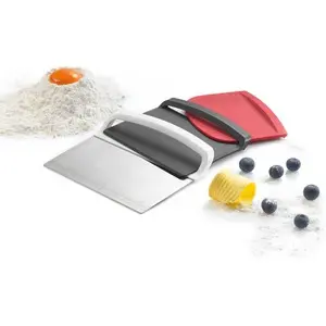 KUCHENPROFI Scraper 3 Pc Set Dough Cutter - Multicolored