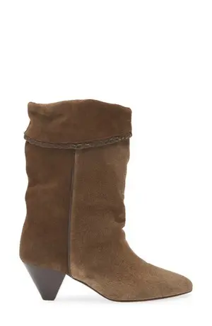 Isabel Marant Dalby Slouchy Boots - Bronze