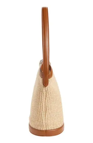 REFORMATION Giuliana Bucket Bag - Natural Raffia