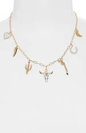PANACEA Two-tone Western Charm Necklace