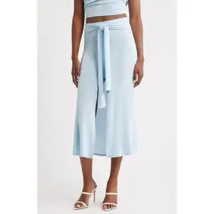 BELLA VENICE Front Tie Maxi Skirt