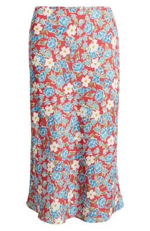 BELLA VENICE Floral Midi Skirt