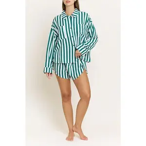 Honeydew Intimates Striped Pajama Set - Mistletoe Stripe