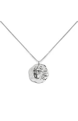 Monica Vinader Monica Vinader Zodiac Charm Pendant Necklace Silver Gemini