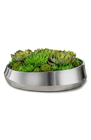 NAMBE Symphony Low Bowl - Silver