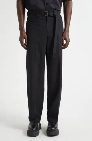 Sacai Belted Five-pocket Suiting Trousers