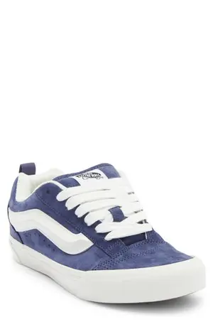 VANS Knu Skool Color Blocking Sneakers - Pig Suede Deep Twilight