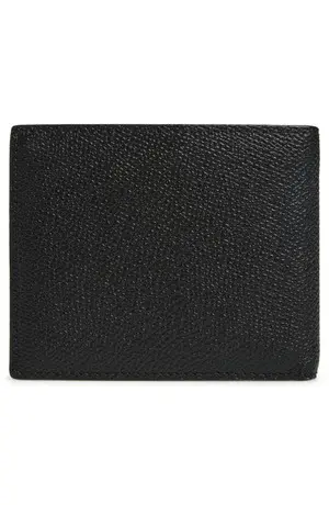 Valentino Garavani Vlogo Signature Bifold Leather Wallet - Black