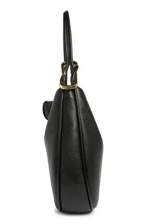 Marc Jacobs Large The Crescent Leather Shoulder Bag - Black