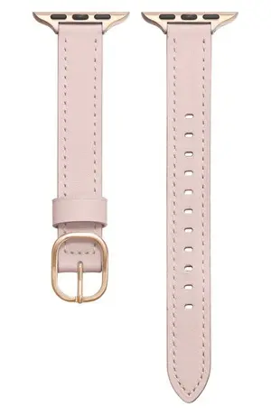 POSH TECH Leather Apple Watch® Band - Light Pink