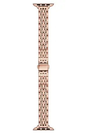 POSH TECH Skinny Stainless Steel Apple Watch® Band - Rose Gold