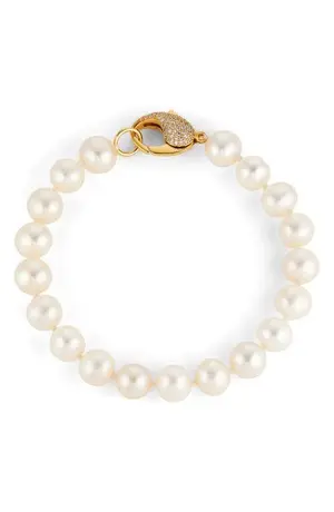 Nadri Freshwater Pearl Bracelet - Gold