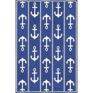 MAD MATS Anchor Blue & White - Blue And White