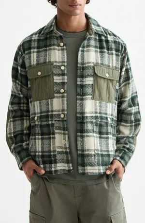 Patchwork Overshirts For Men