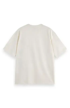 Scotch & Soda Loose Fit Logo Appliqué T-shirt