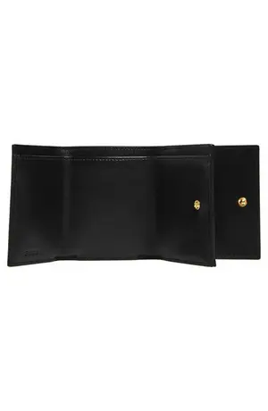 Sacai Loop Tie Leather Trifold Wallet