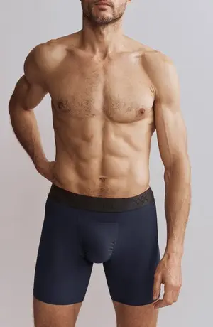 RHONE Active C.o.r. 6-inch Performance Boxer Briefs True Navy