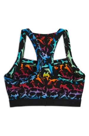 TOMBOYX Scoop Soft Stretch Cotton Bralette - Shark Frenzy
