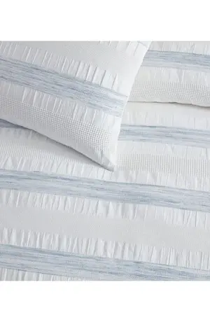 Dkny Waffle Stripe Comforter & Sham Set