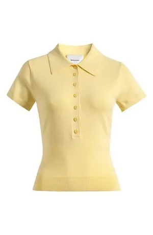 REFORMATION Bentley Crop Polo