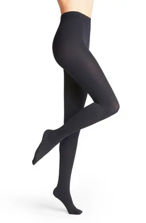 Falke Pure Opaque Tights - Marine