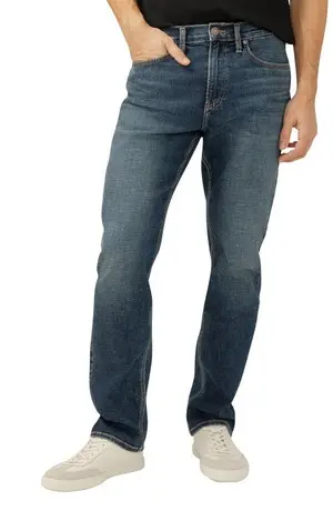 SILVER JEANS CO. Machray Athletic Fit Straight Leg Jeans