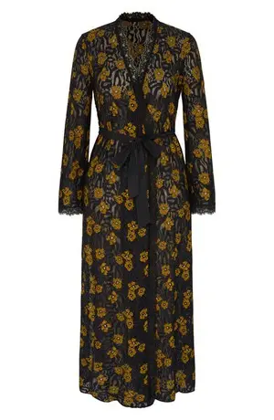 SAVAGE X FENTY Feline Floral Sleep Robe