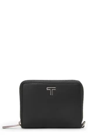 Tumi Belden Trifold Leather Zip Wallet