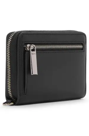 Tumi Belden Trifold Leather Zip Wallet