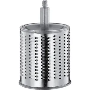 ZASSENHAUS Classic Drum Grater With Suction Base, 2 Grating Drums, Pestle - Red