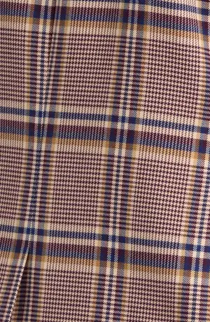 TAHARI ASL Plaid Double Breasted Jacket