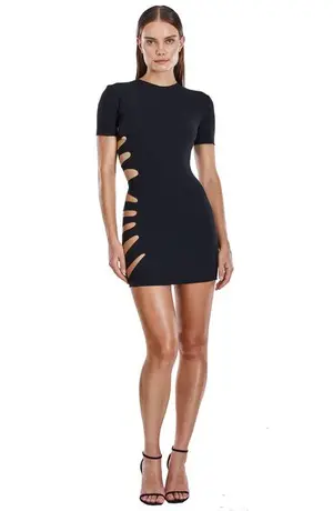 MOTHER OF ALL Ellis Mini Dress - Black