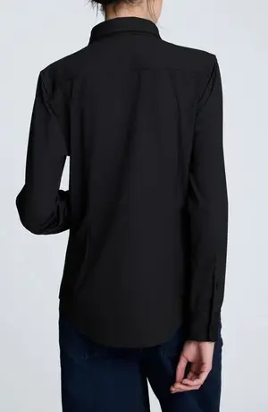 KENNETH COLE Knit Button-up Shirt
