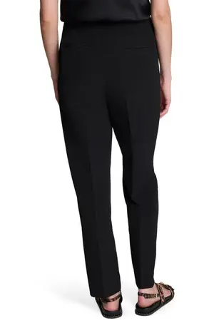 KENNETH COLE Luxe Twill Straight Leg Pants