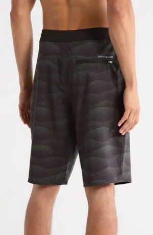 SANTO STUDIO Pro Cole Houshmand Board Shorts - Paradise Black