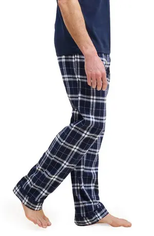 PETITE PLUME Oxford Tartan Cotton Twill Pants