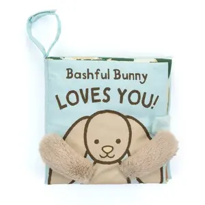 JELLYCAT Bashful Bunny Loves You' Cloth Book - Multi