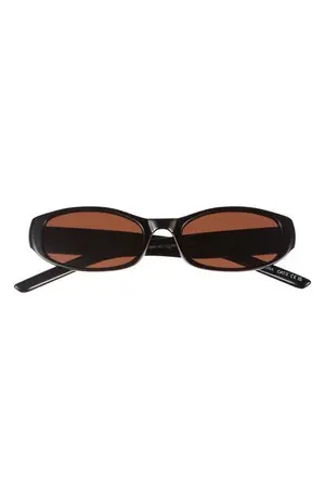 AIRE Caellum 52mm Oval Sunglasses - Black