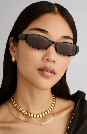 AIRE Caellum 52mm Oval Sunglasses - Black