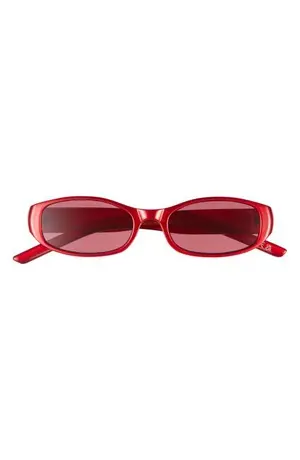 AIRE Caellum 52mm Oval Sunglasses Pearlized Sangria