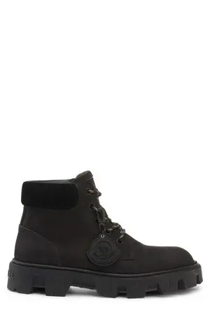 Moncler Peak City Lace-up Boots - Black