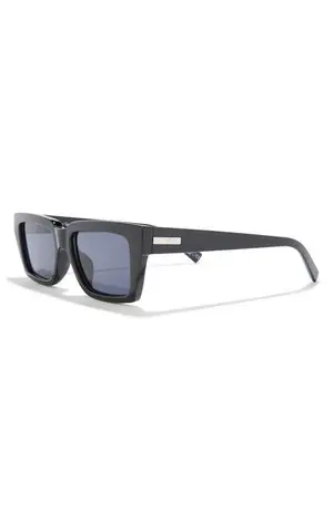 Le Specs Nocturnal Habit 54mm D-frame Sunglasses - Black