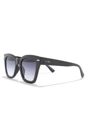 AIRE Intergalactic 50mm Square Sunglasses - Black