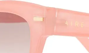 AIRE Intergalactic 50mm Square Sunglasses - Coral